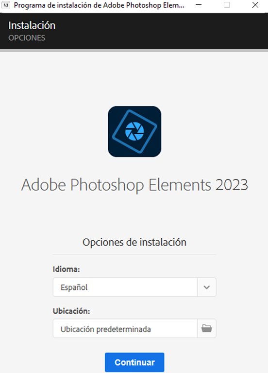 Descargar e instalar Photoshop Elements